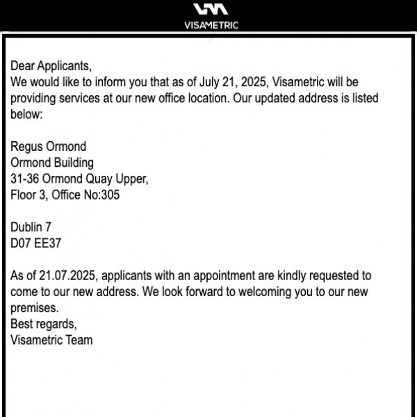 Visa Application 3644
